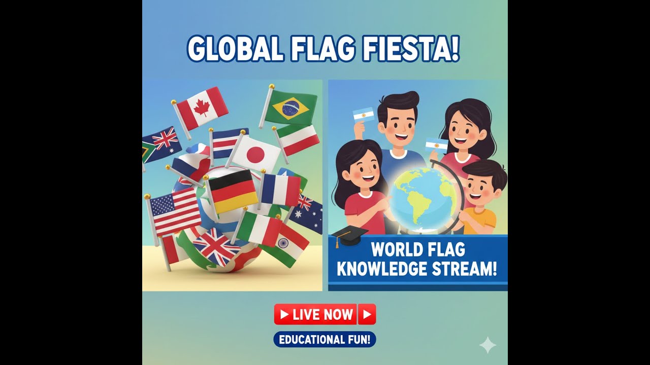 Learn World Country Flags - 2026 geography🤩🌍🎵 JOIN THE COUNTRY ...