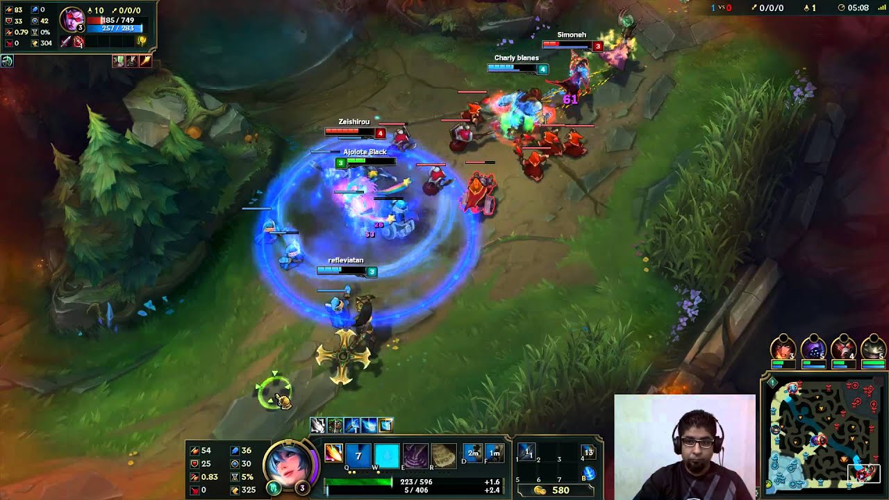 League of Legends - En Vivo desde Servidor LAN - YouTube