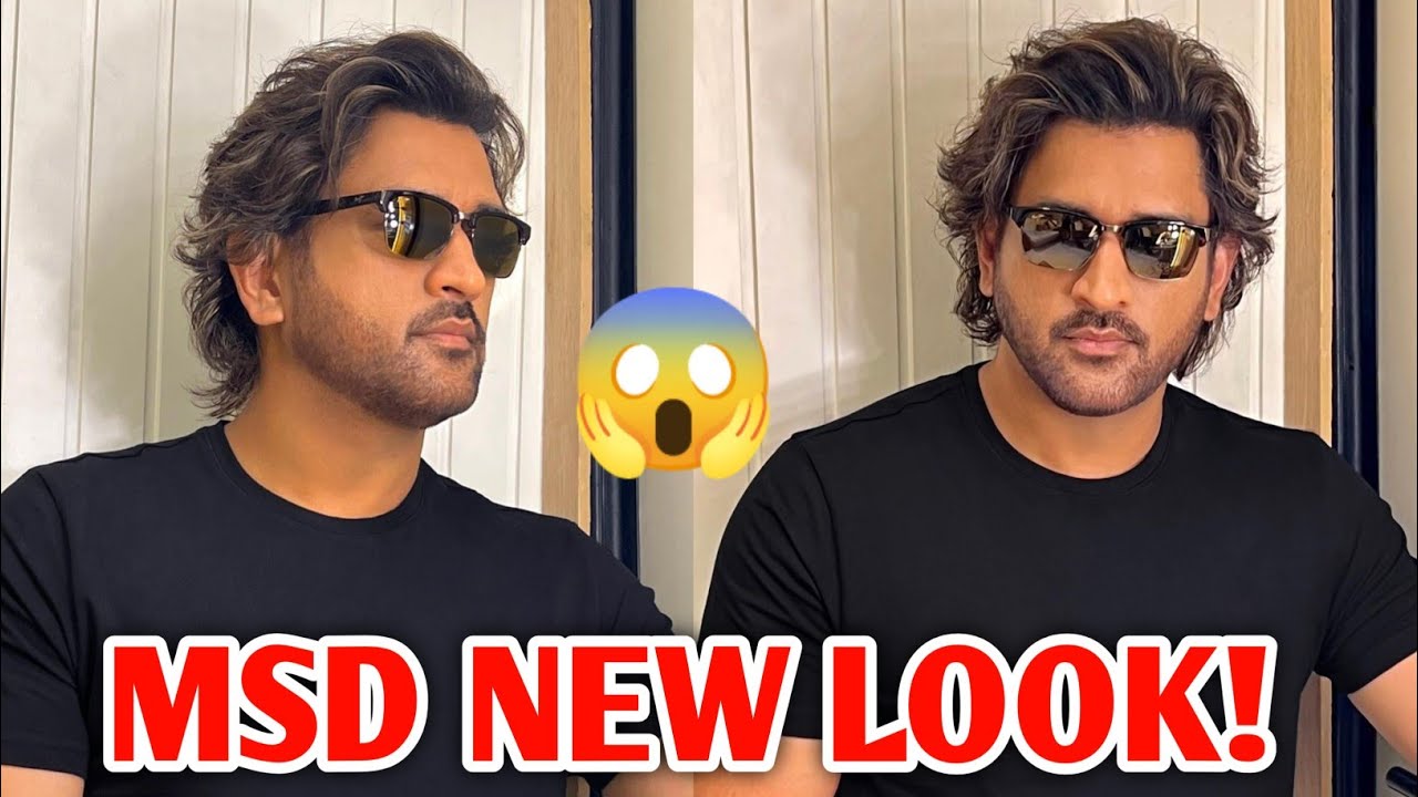 MS Dhoni NEW LOOK | MS Dhoni is back his Vintage look | Aalimhakim ...
