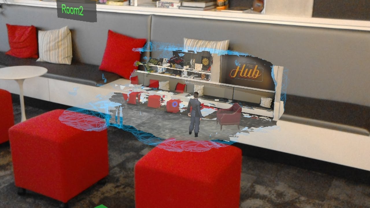 HoloLens RoomScan: Multi-Room Holoportation (teaser) - YouTube
