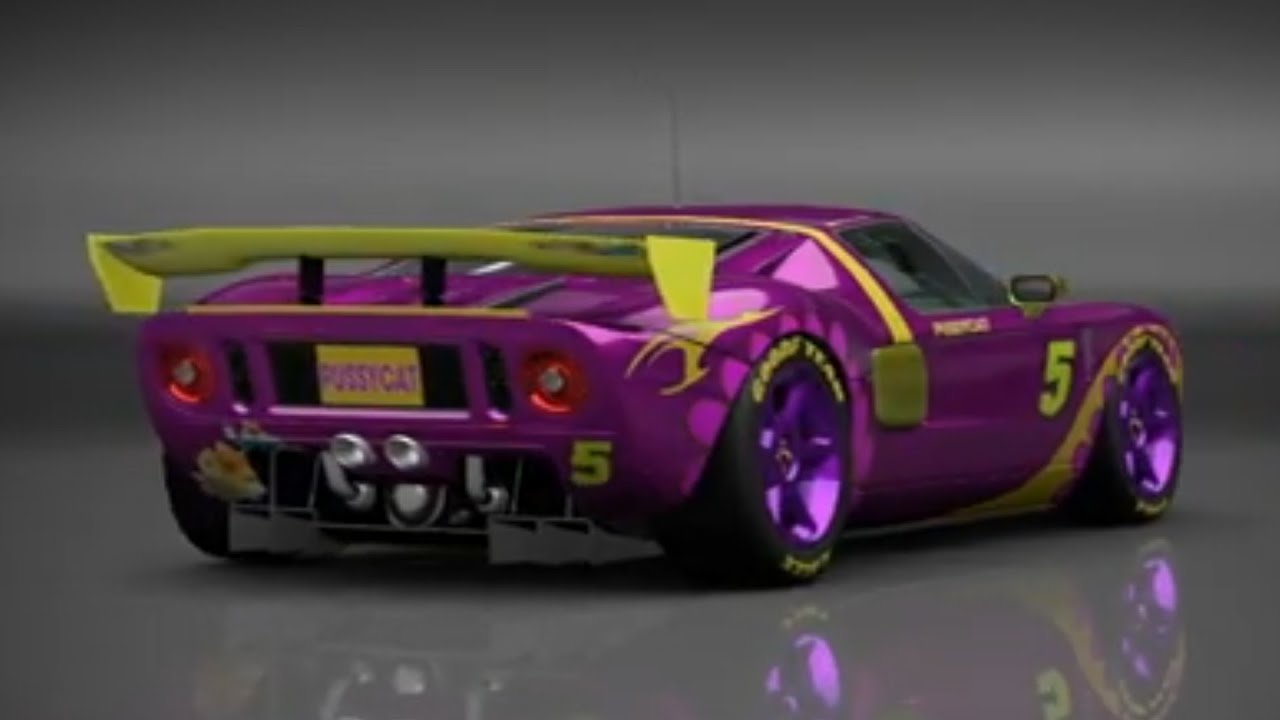 FORD GT LM RACE CAR SPEC II "CRAZY CAR PENELOPE" - YouTube
