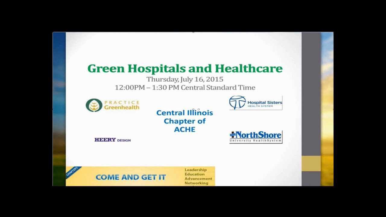 Green Hospitals And Healthcare - YouTube