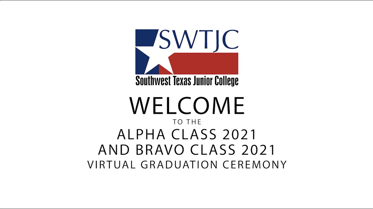 SWTJC Law Enforcement Academy Virtual Graduation Ceremony - YouTube