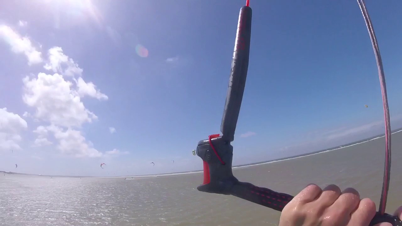 Kitesurfing Holland Brouwersdam jumps with GoPro Peak Kite-boarding ...