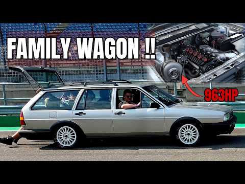 THE ULTIMATE FAMILY SLEEPER - 963HP VW PASSAT WAGON !!