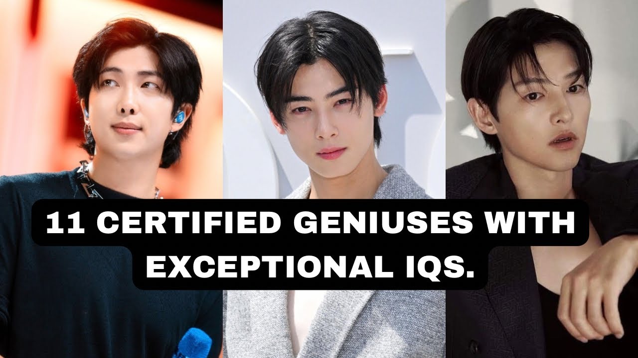 11 Korean Celebrities with Genius-Level IQs. #kdrama #kpop #genius #iq ...