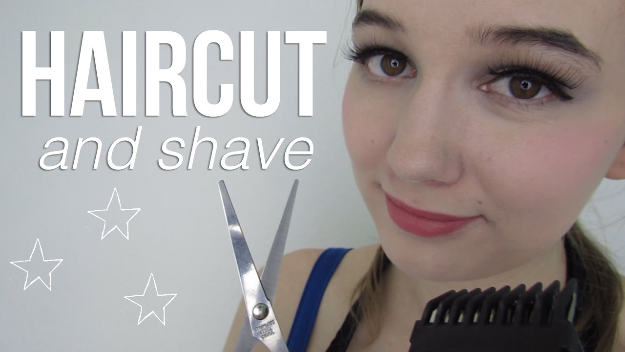 ASMR Haircut & Shave & Wash | Electric Razor | Softly Spoken - YouTube