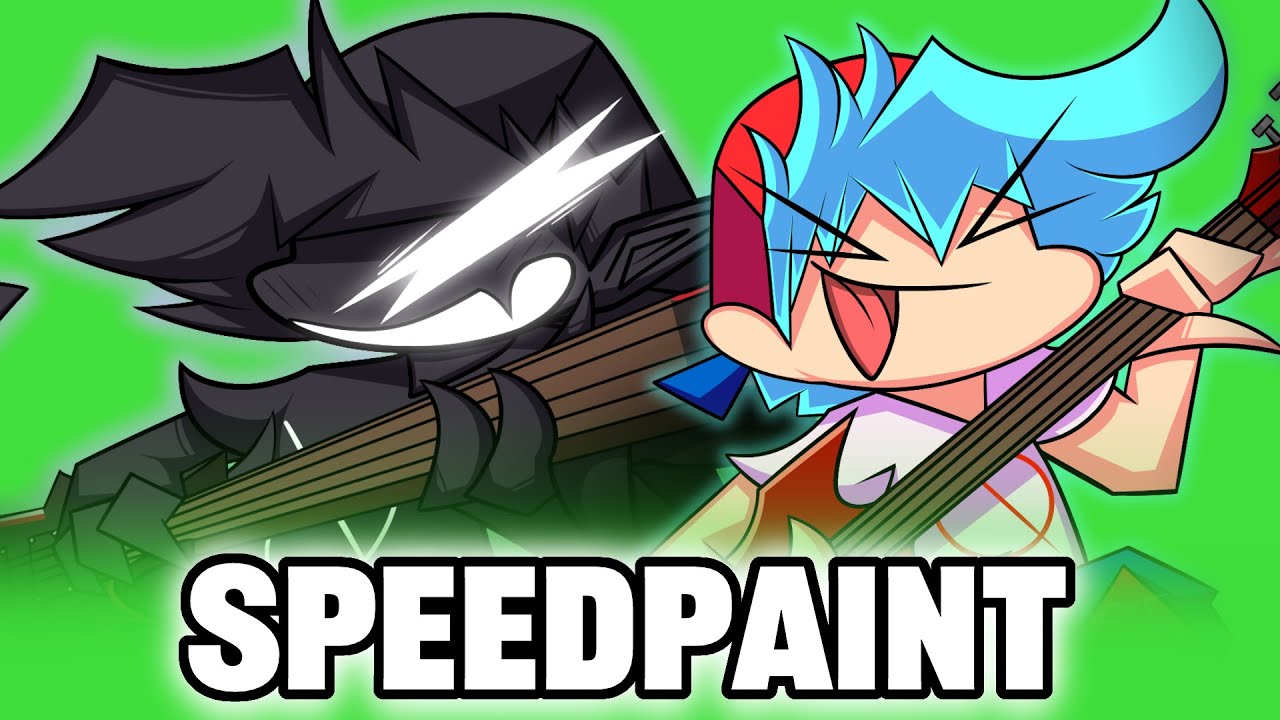 FRIDAY NIGHT FUNKIN' mod EVIL Boyfriend vs BF FINAL BATTLE SPEEDPAINT ...