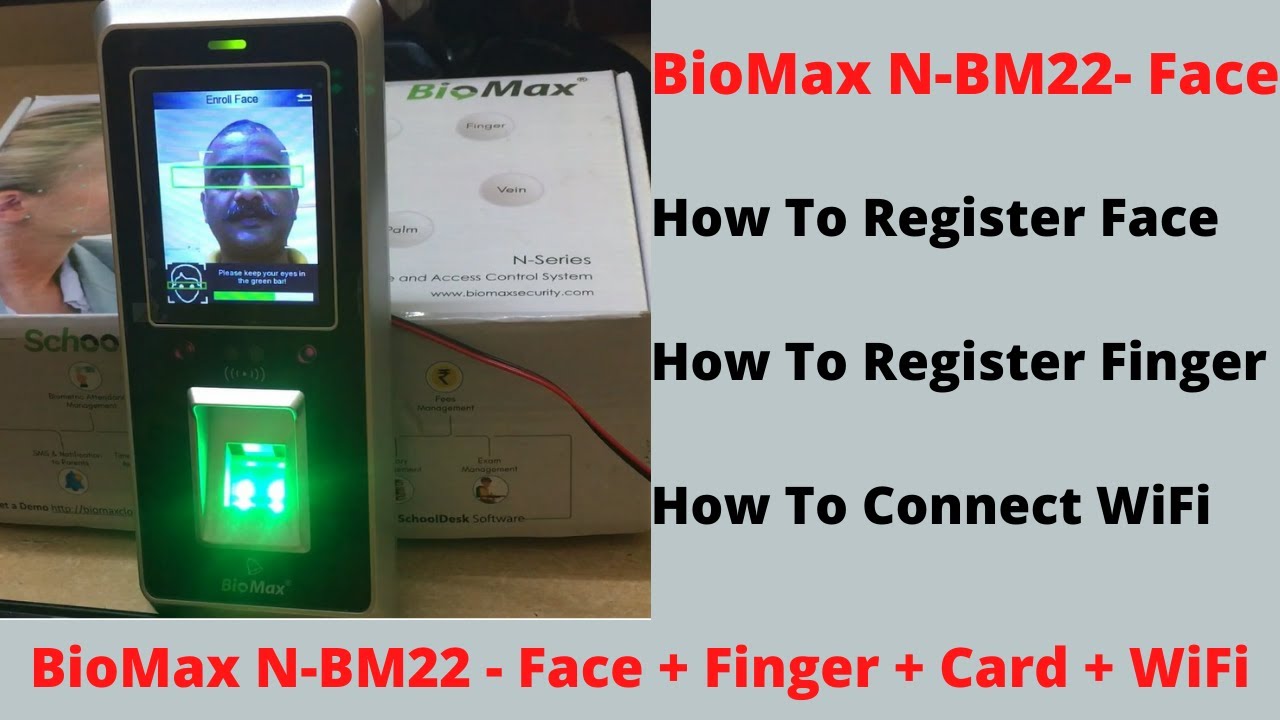 Installation of Biomax N-BM22-Face Machine | Biomax Attendance - YouTube