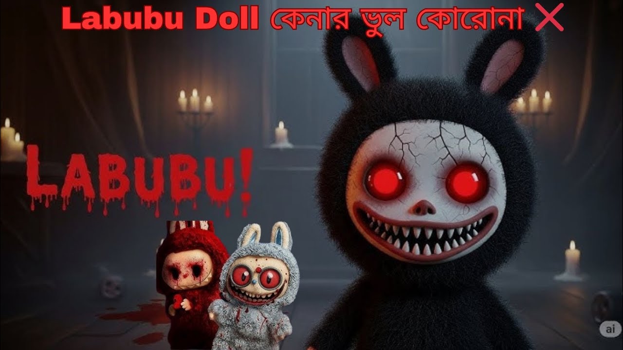 Labubu Doll কেনার অর্থ নিজের ধ্বংস ডেকে আনা| Dark side of Labubu Doll ...