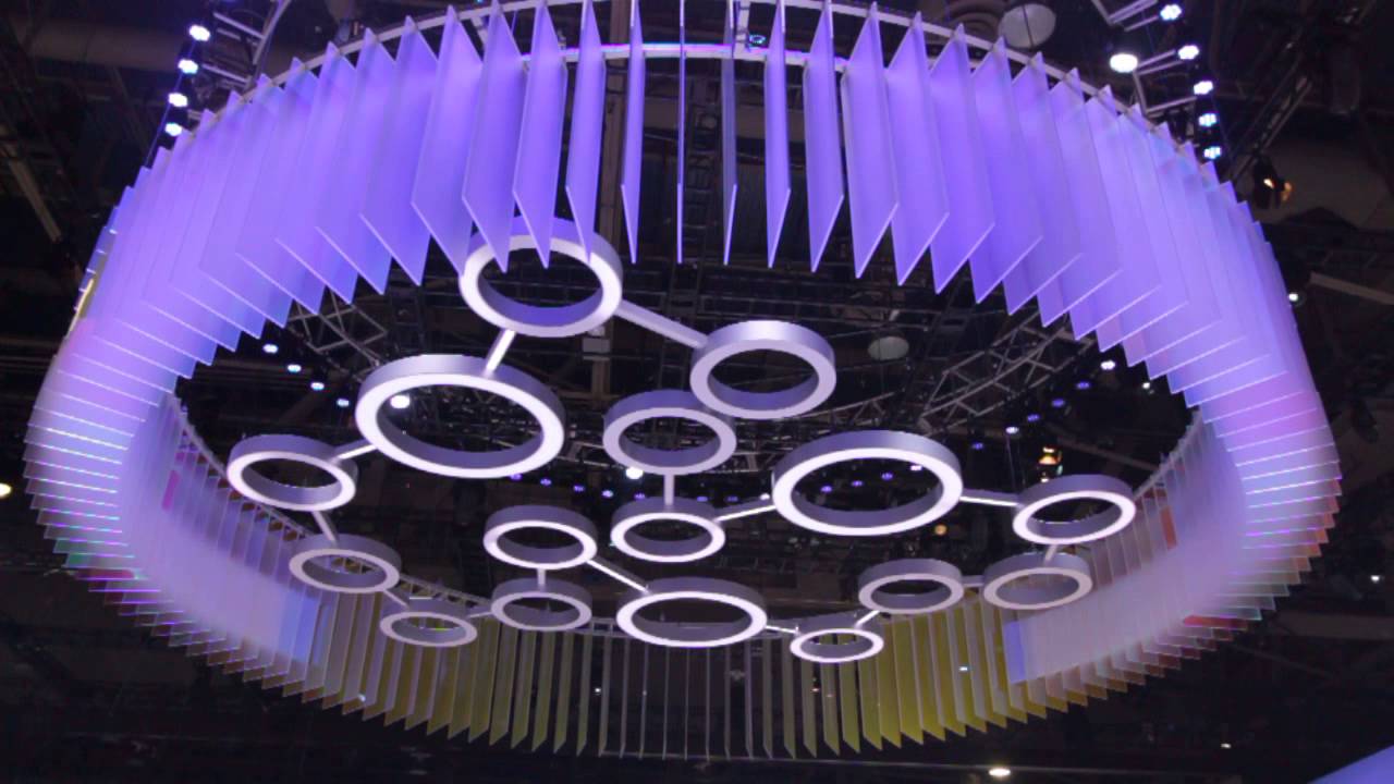 Samsung CES 2015 Booth Lighting - YouTube