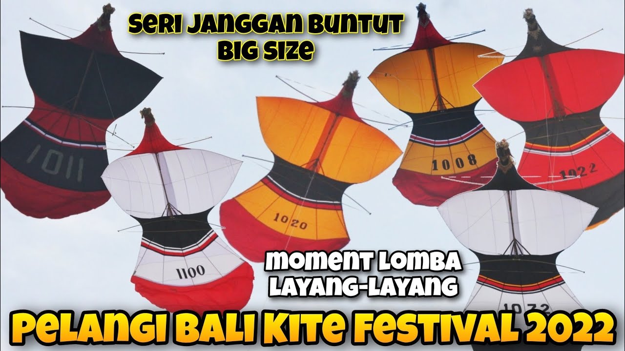 Seri Janggan Buntut Big Size Moment Lomba Layangan Pelangi Bali Kite ...