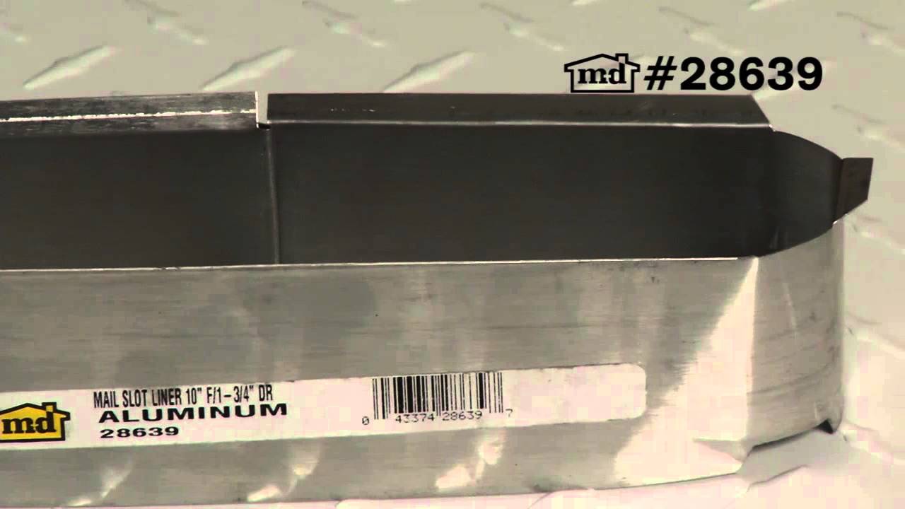 Mail Slot Liner For 10" Mail Slot & 1-3/4" Door #28639 - YouTube