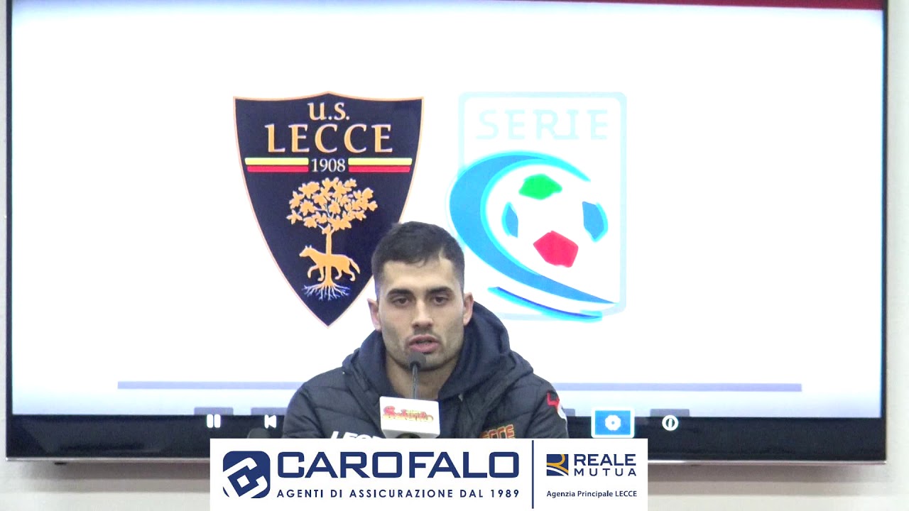 U.S. Lecce: Conferenza di Luca Di Matteo 23-12-2017 - YouTube