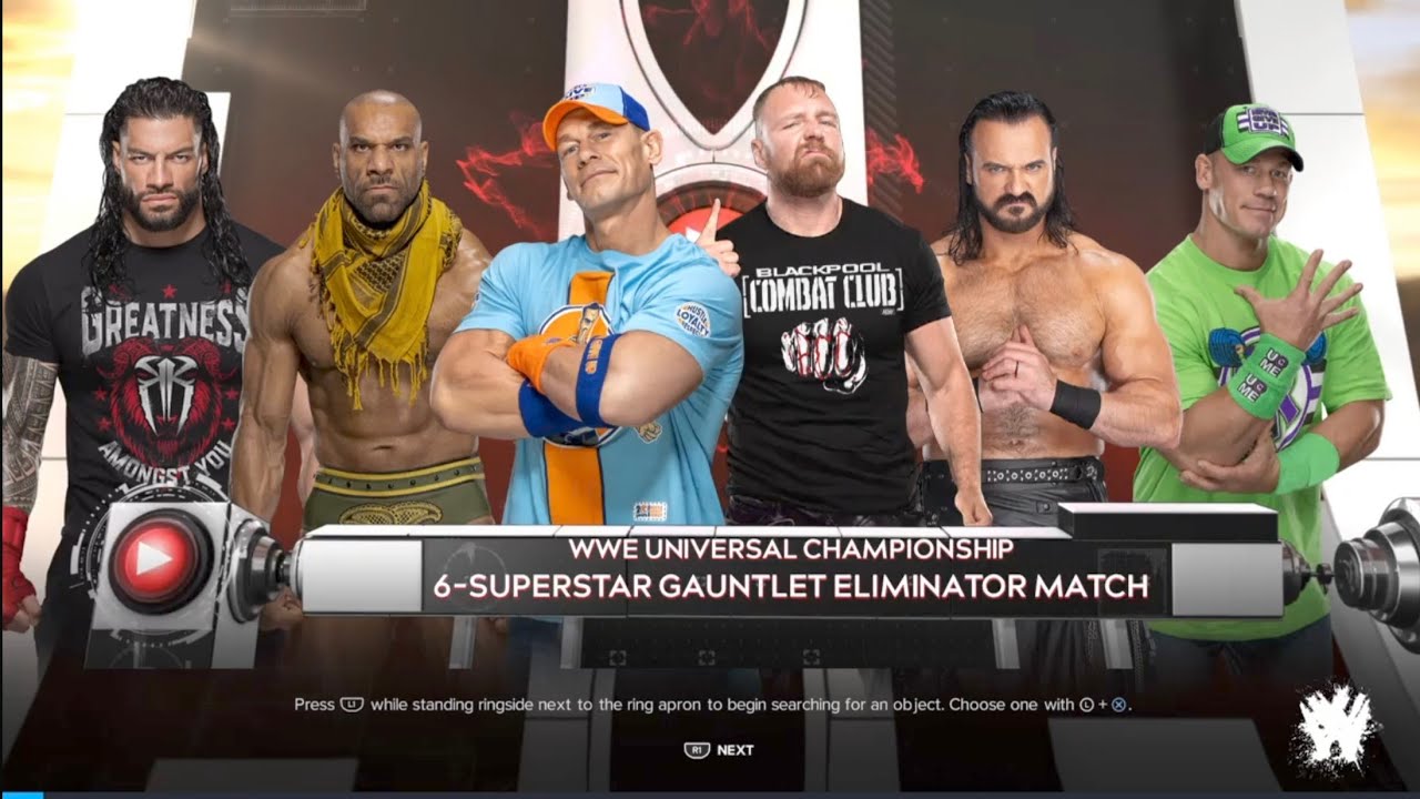 WWE Gauntlet Match From WWE Universal champion Ship WWE 2K24 - YouTube