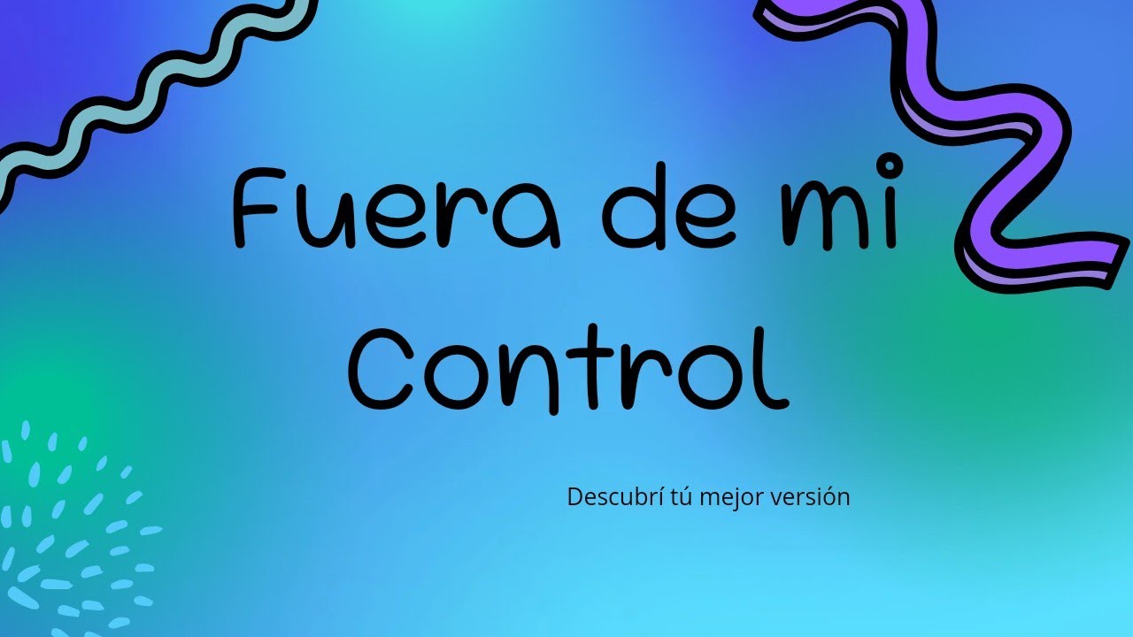 Fuera de mi control - YouTube
