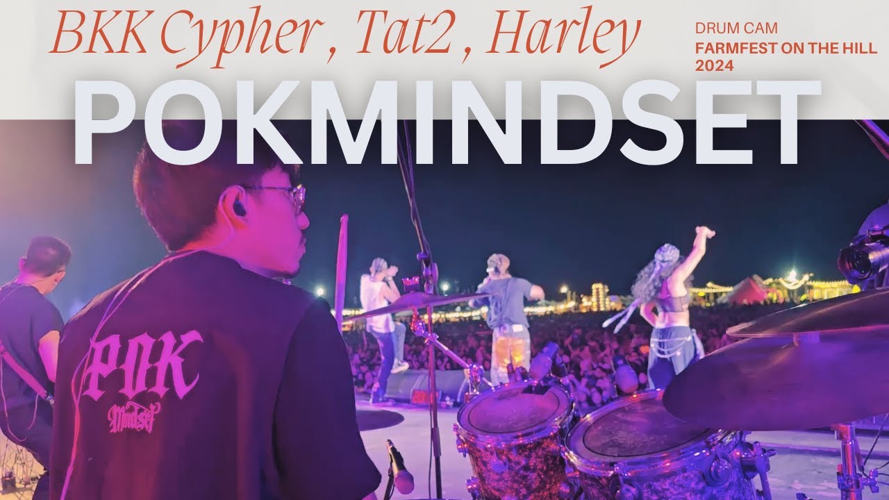 BKK Cypher , Tat2 , Harley - Pok Mindset (Drum Cam) - YouTube