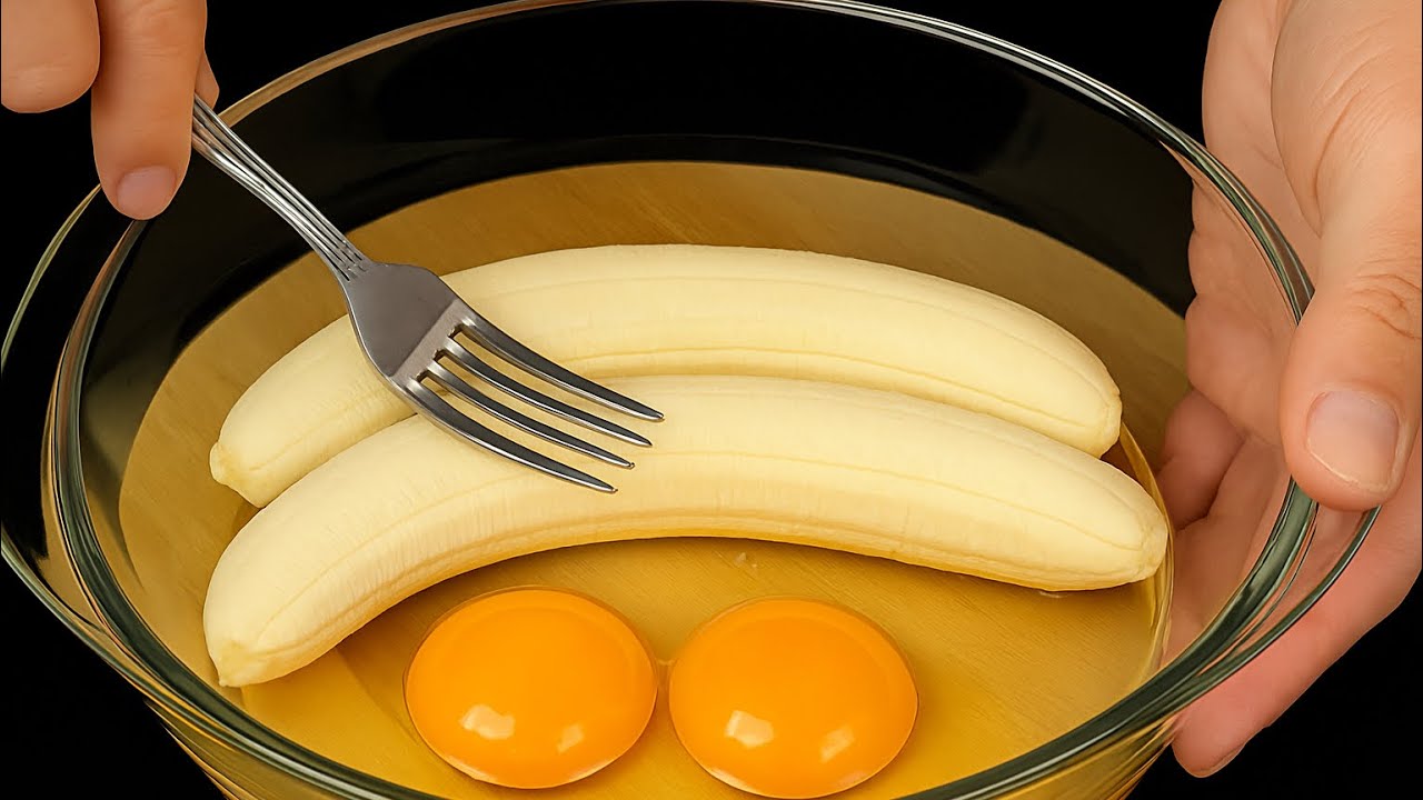 Do you have 2 bananas and 2 eggs? The banana dessert everyone is ...
