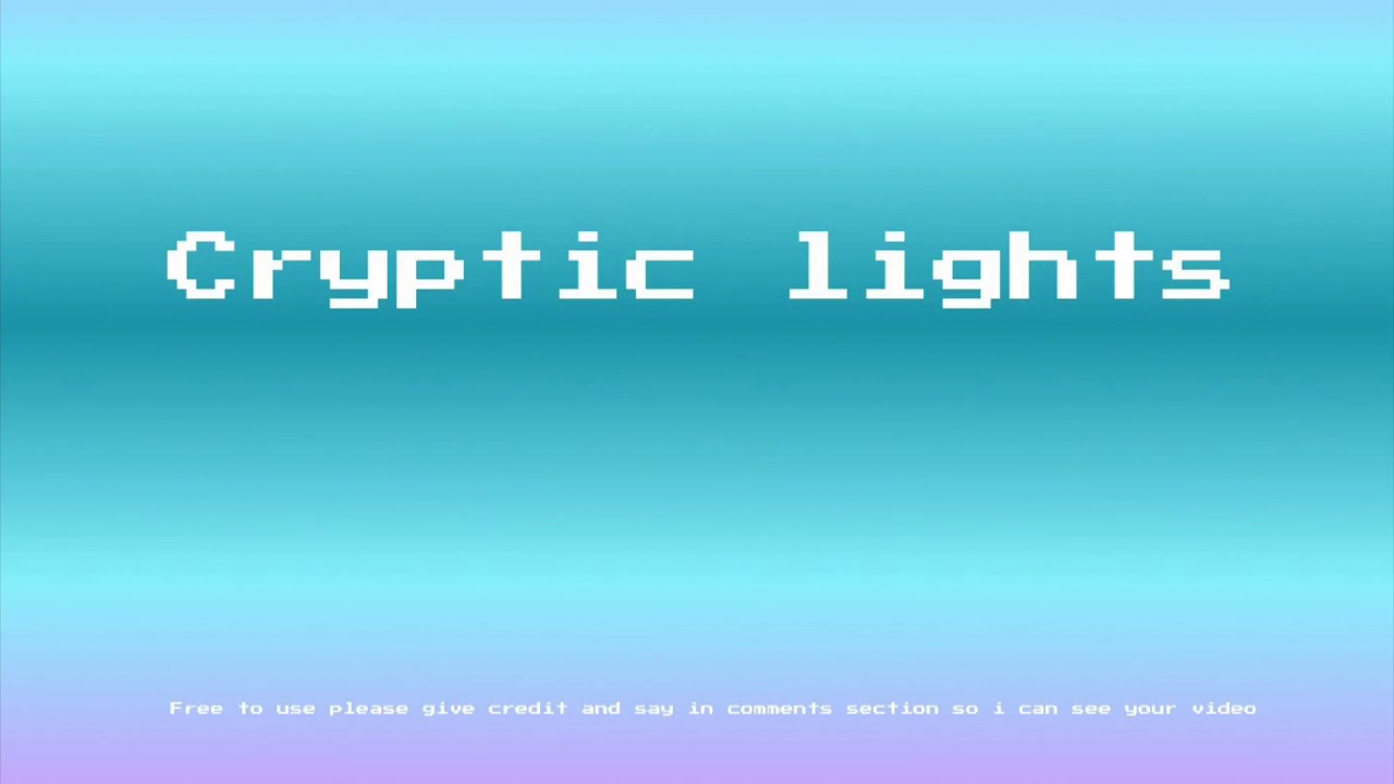 Cryptic lights |non copyright song| - YouTube