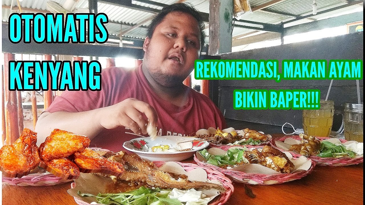 MAKAN AYAM BIKIN LANGSUNG BAPER | WARUNG BAPER | PECEL LELE | KULINER ...