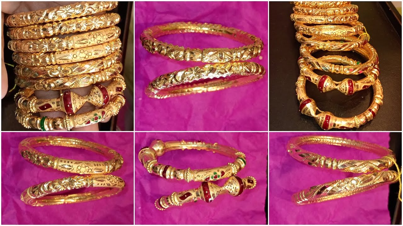 রুলি বালা ডিজাইন২০২২ | Ruli bala design with price | gold bangles ...