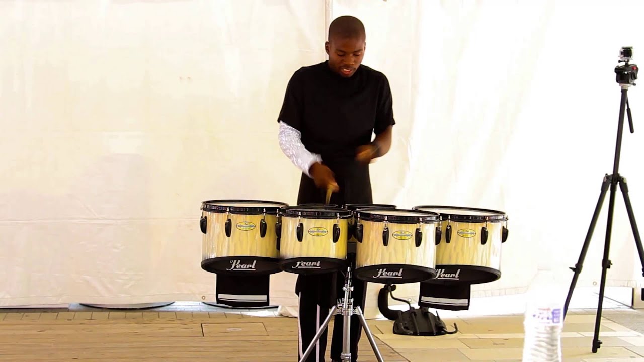 2013 DCI I&E QUAD CHAMPION | Chris Drummer - Blue Devils - YouTube