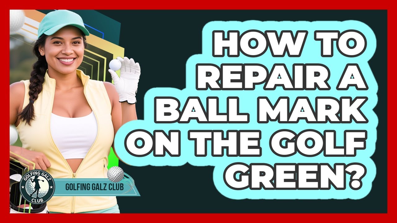 How To Repair A Ball Mark On The Golf Green? - YouTube