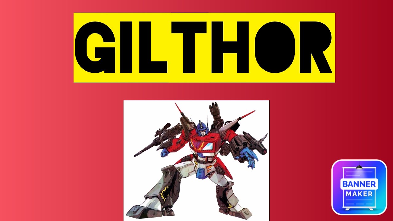conoce a GILTHOR (Transformers poco conocidos) - YouTube