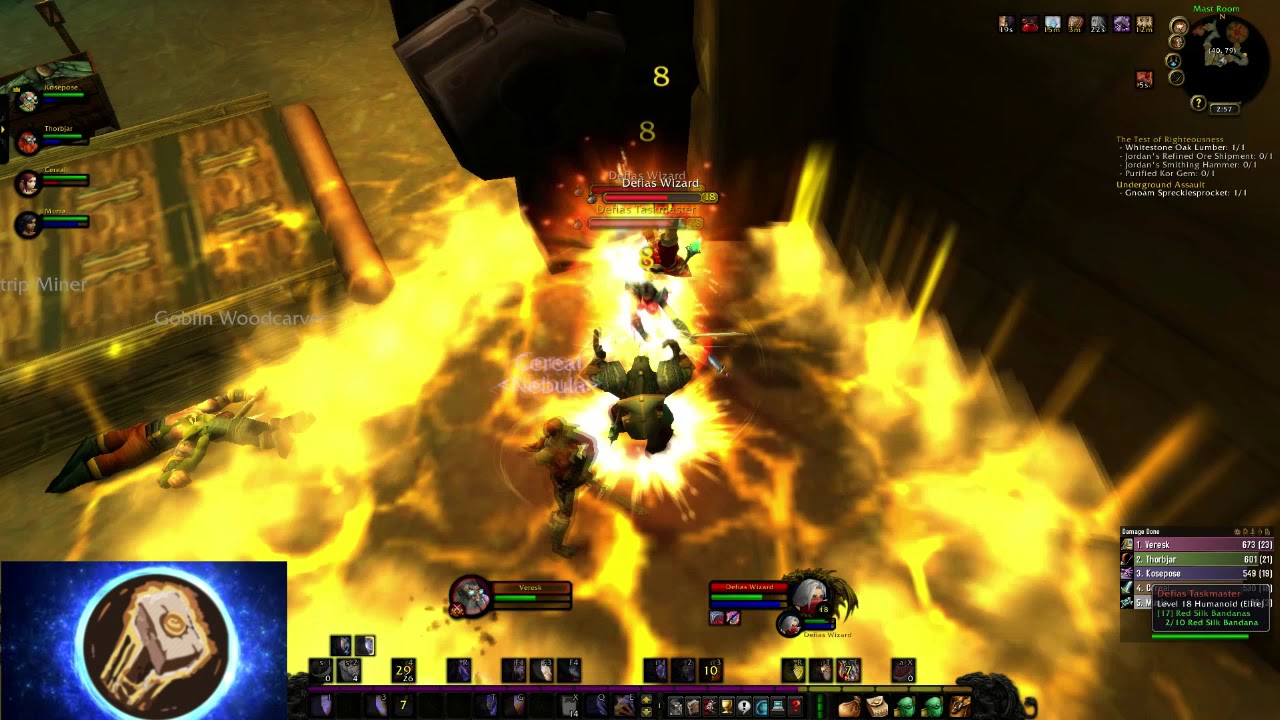 Deadmines tanking (Prot paladin PoV WoW Classic) - YouTube