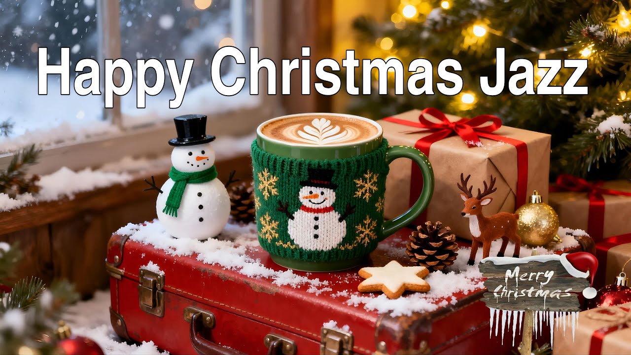 HAPPY DECEMBER JAZZ ☕ Morning Coffee Music with Jazz Relaxing Music ...