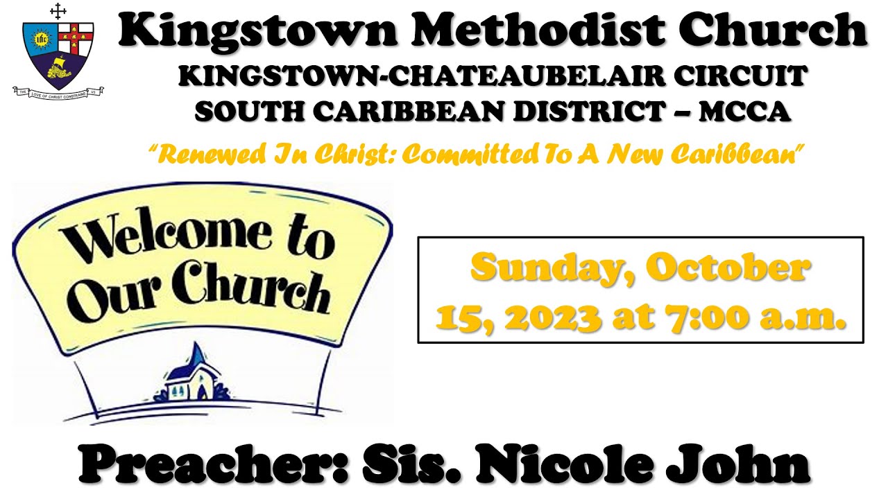 Kingstown Methodist Church, Sunday Morning Worship Service, October 8th ...