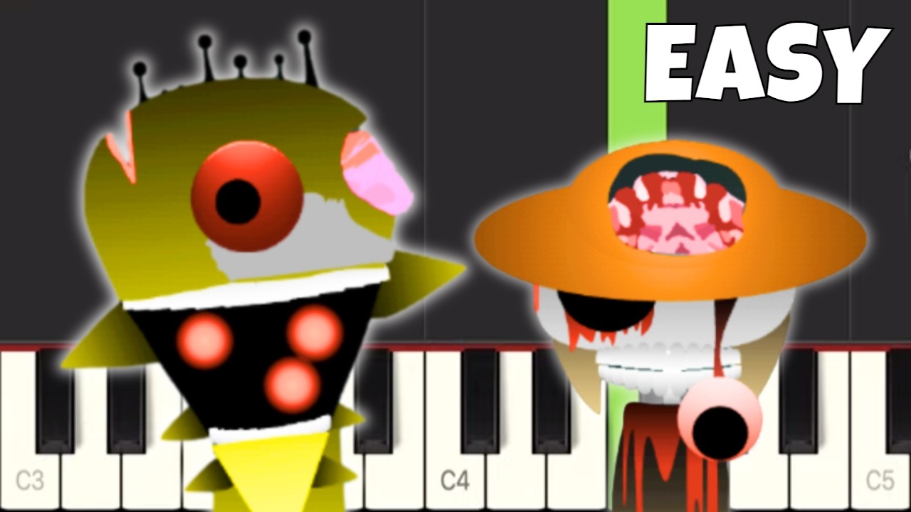 Incredibox Sprunki Phase 7 - EASY Piano Tutorial - YouTube