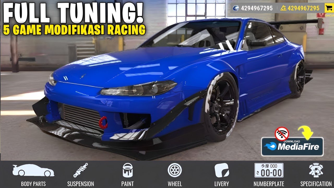 Modif Lengkap!! 5 Game Modifikasi Mobil Balap Open World Android ...