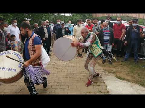 Kuzey yıldızında oynayan davulcular - davulcu atışması - Ordu düğünü - Ordu gürgentepe davulcu ismet