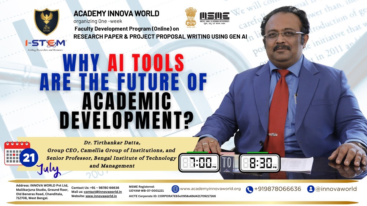 Why AI Tools Are the Future of Academic Development (Day 6) | #istem # ...