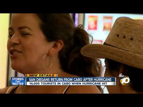 San Diegans return from Cabo after hurricane