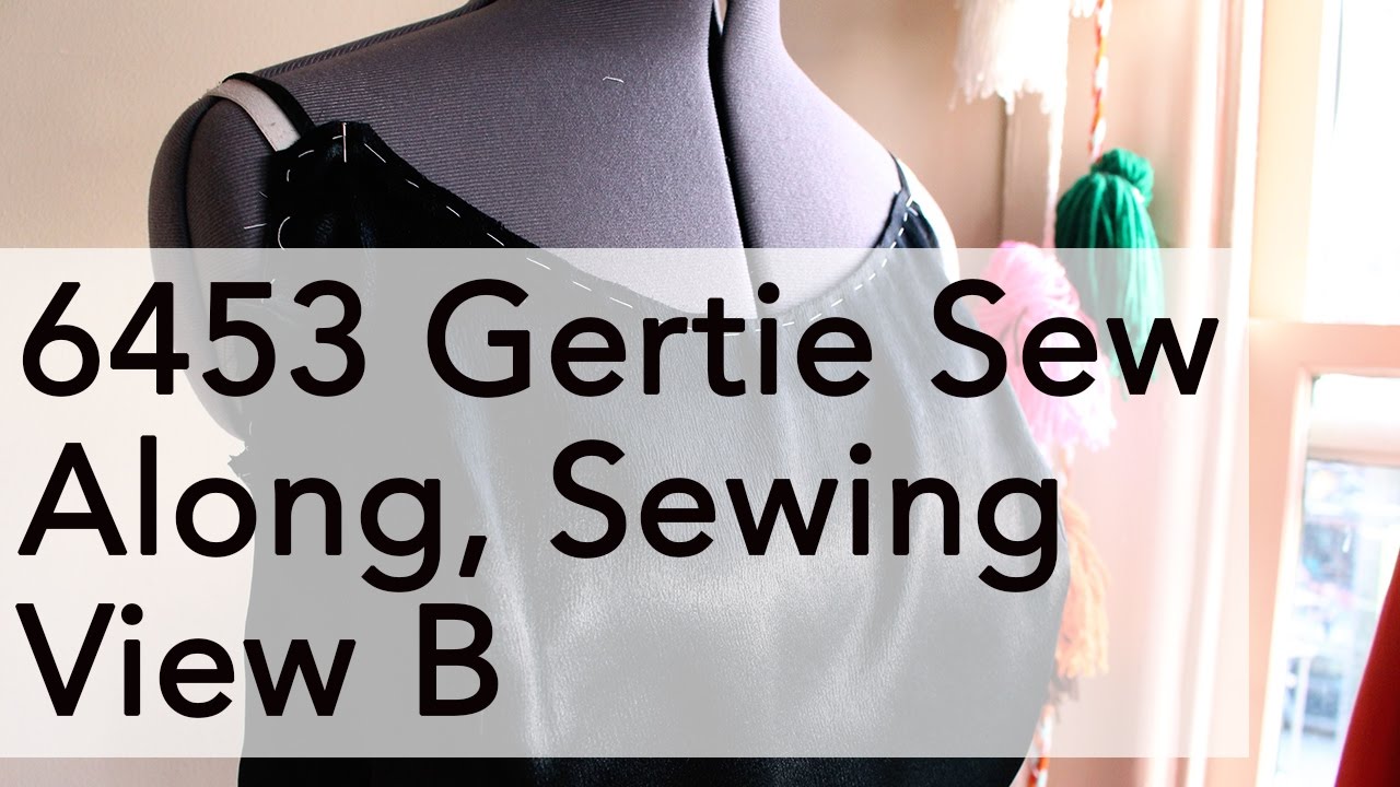 6453 Gertie Sew Along, Sewing View B | Vintage on Tap - YouTube