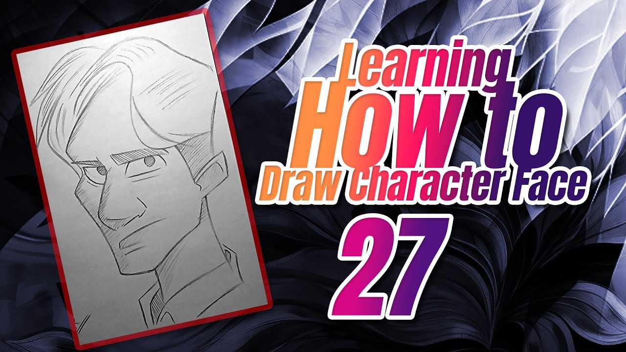 27 | Learning How to Draw Character Face #draw - YouTube