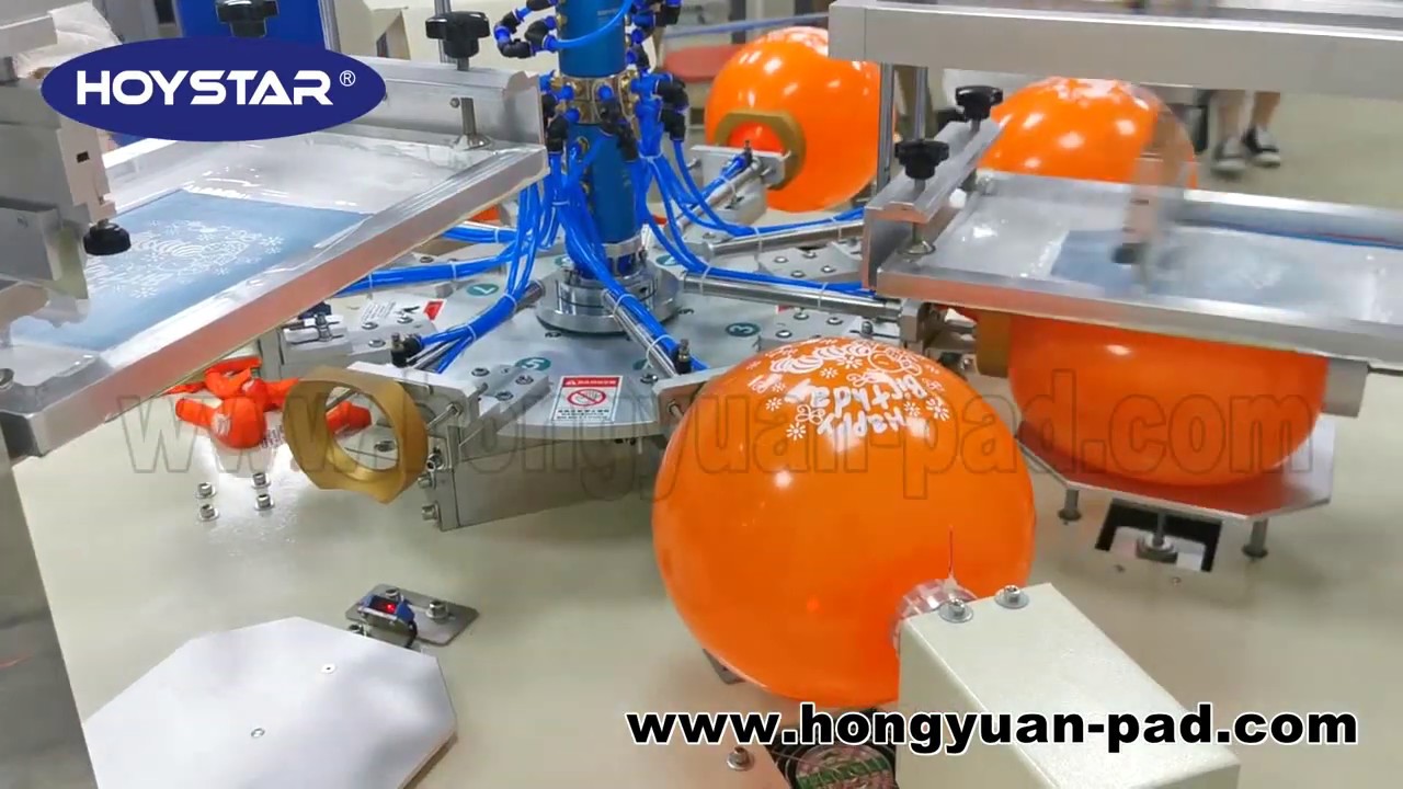 Rapid Tag Fastest Automatic Balloon Printing Machine Screen Printer For ...