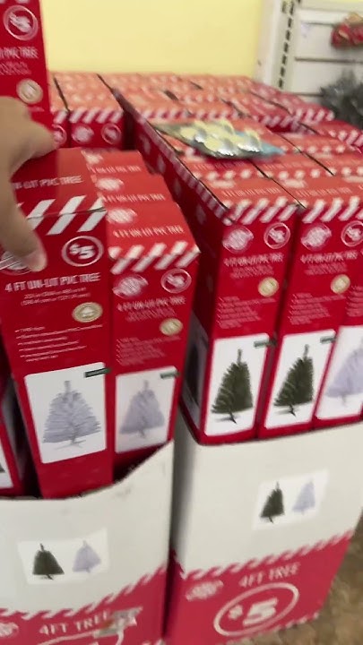 Phenomenal 4 foot Christmas trees at DT! Green or white. - YouTube Phenomenal 4 foot Christmas trees at DT! Green or white. - YouTube
