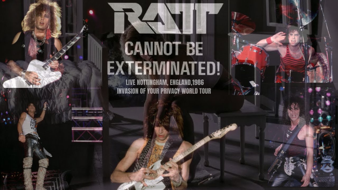 RATT Live Nottingham, England February 22nd 1986 Invasion Of Your ...