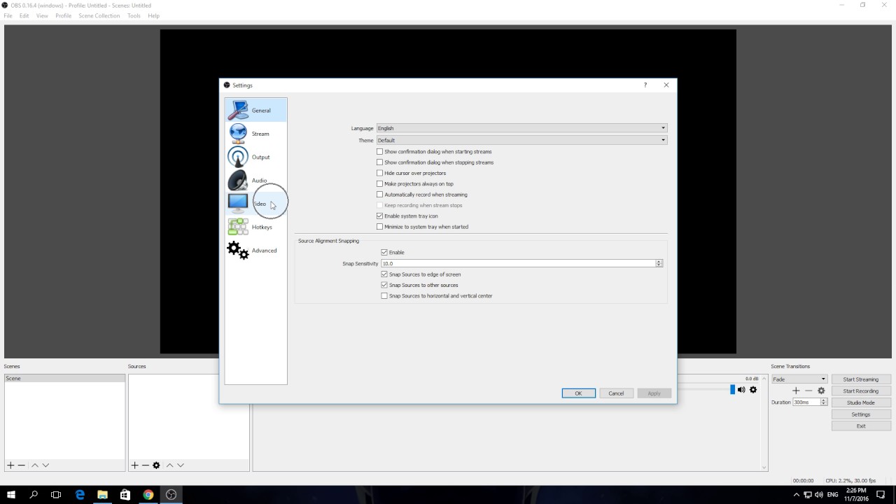 How To Change Output Resolution In OBS Studio - YouTube
