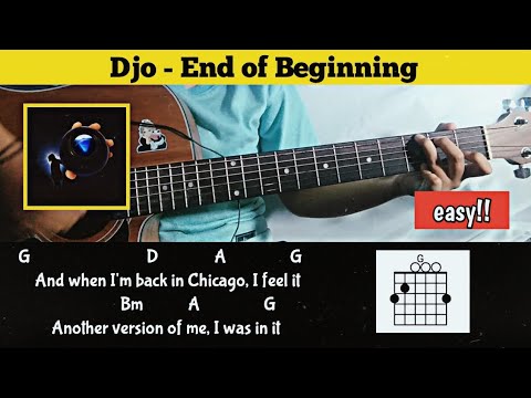Tutorial Guitar ( End of Beginning - Djo ) Chord easy for beginners - YouTube
