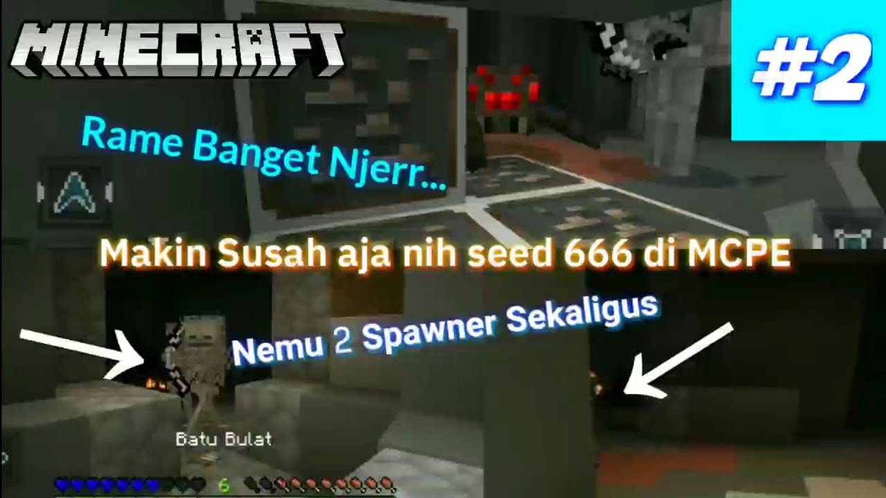 Menemukan 2 Spawner Di 1 Tempat Yang Sama di Seed 666 || Minecraft ...