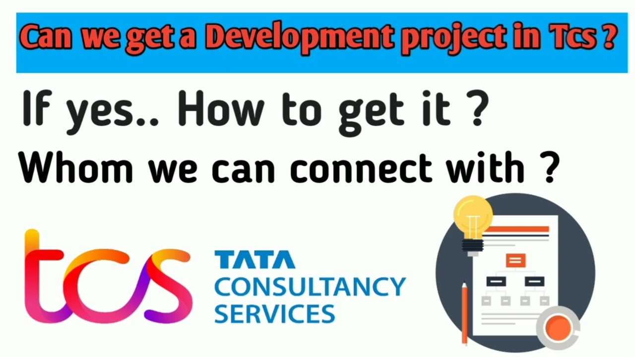How to get a development project in TCS || Projects - YouTube