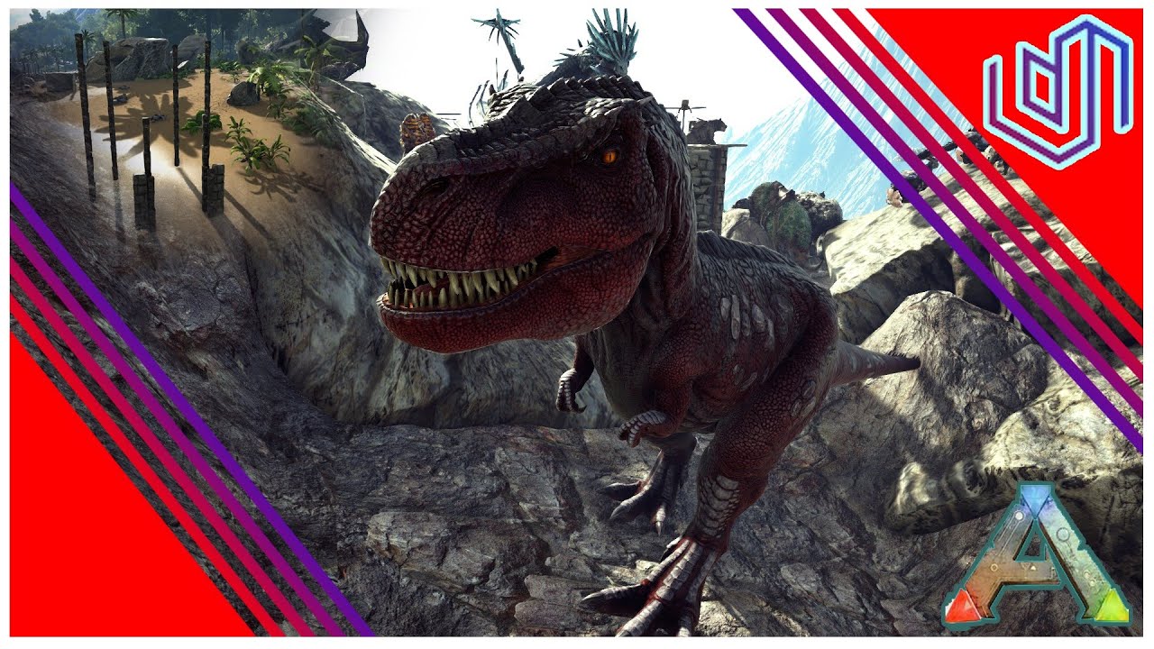 ARK Where to find, how to trap and how to tame A T-Rex!!! The Island ...