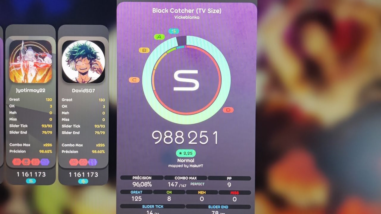 My First S rank in OSU! (black catcher, normal) - YouTube