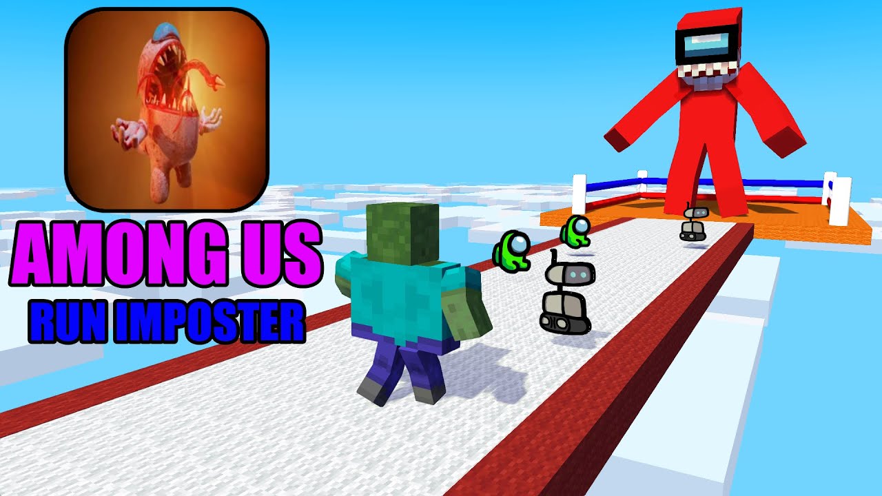 Mobs: AMONG US RUN IMPOSTER CHALLENGE all series - Animation - YouTube