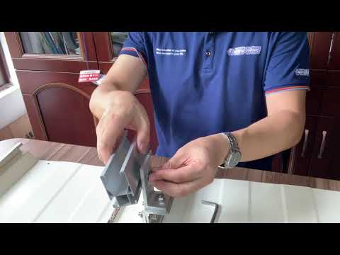 roof mounting by Klip-Lock, L feet and different rail - YouTube