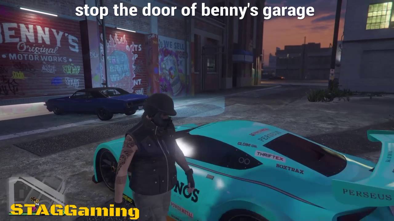 GTA 5 Online:how to take any car into benny's garage for cool photos ...